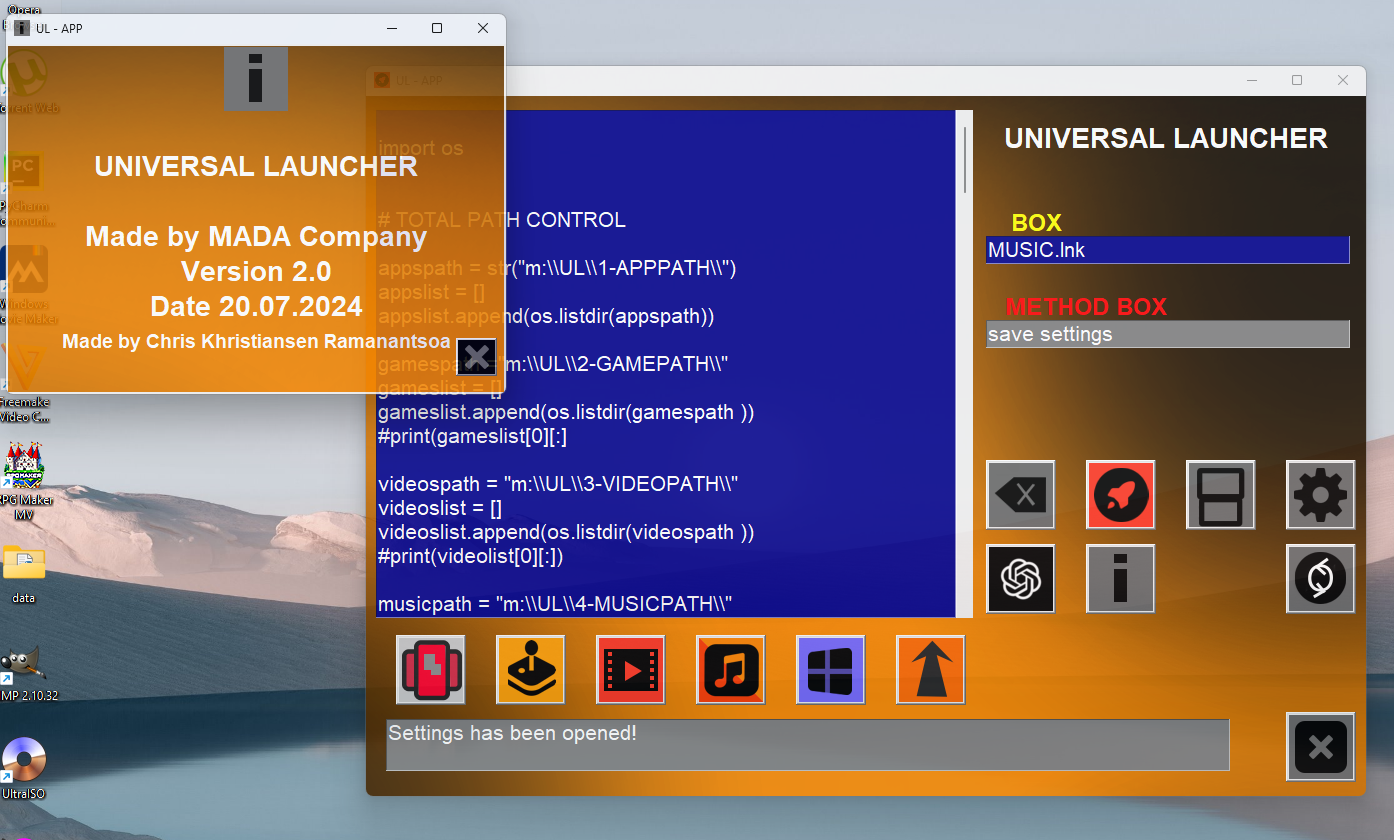 Universal Launcher - itch.io