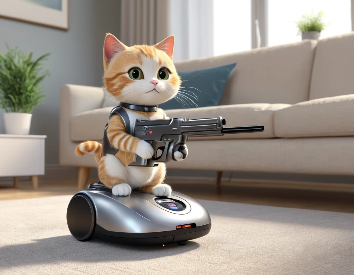 Feline Fury: RoboHoover Rampage by myrady for SCREAM JAM 2025 - itch.io