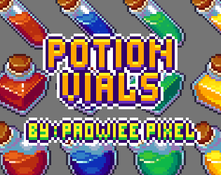 Potion Vials [32x32] [Asset Pack] by paowieepixel