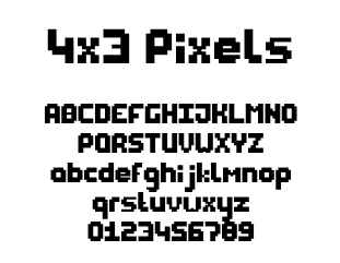Font - 4x3Pixels by RookGameDev