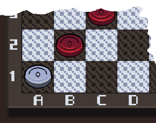 Checkers by LIFO Code