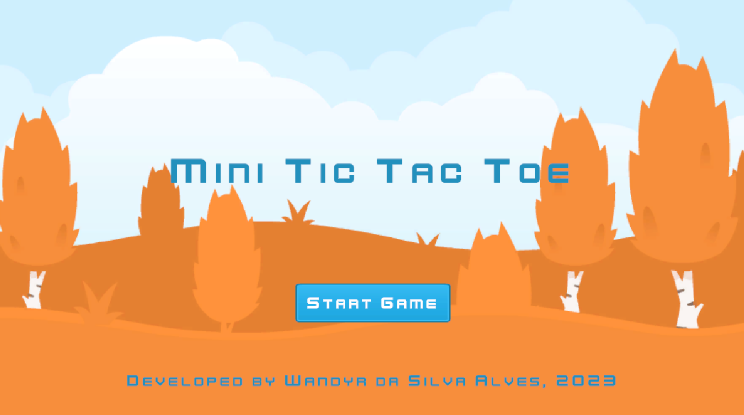 Mini Tic Tac Toe by CarcaraArtStudios