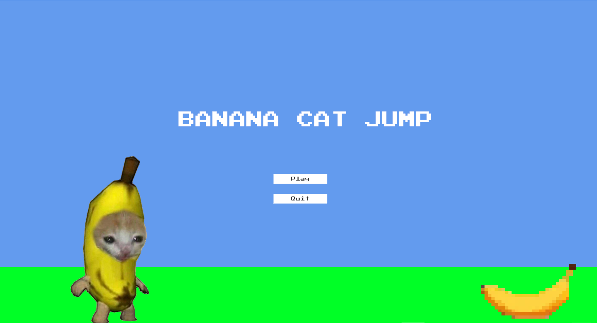 Banana Cat Jump by wolfthekid1