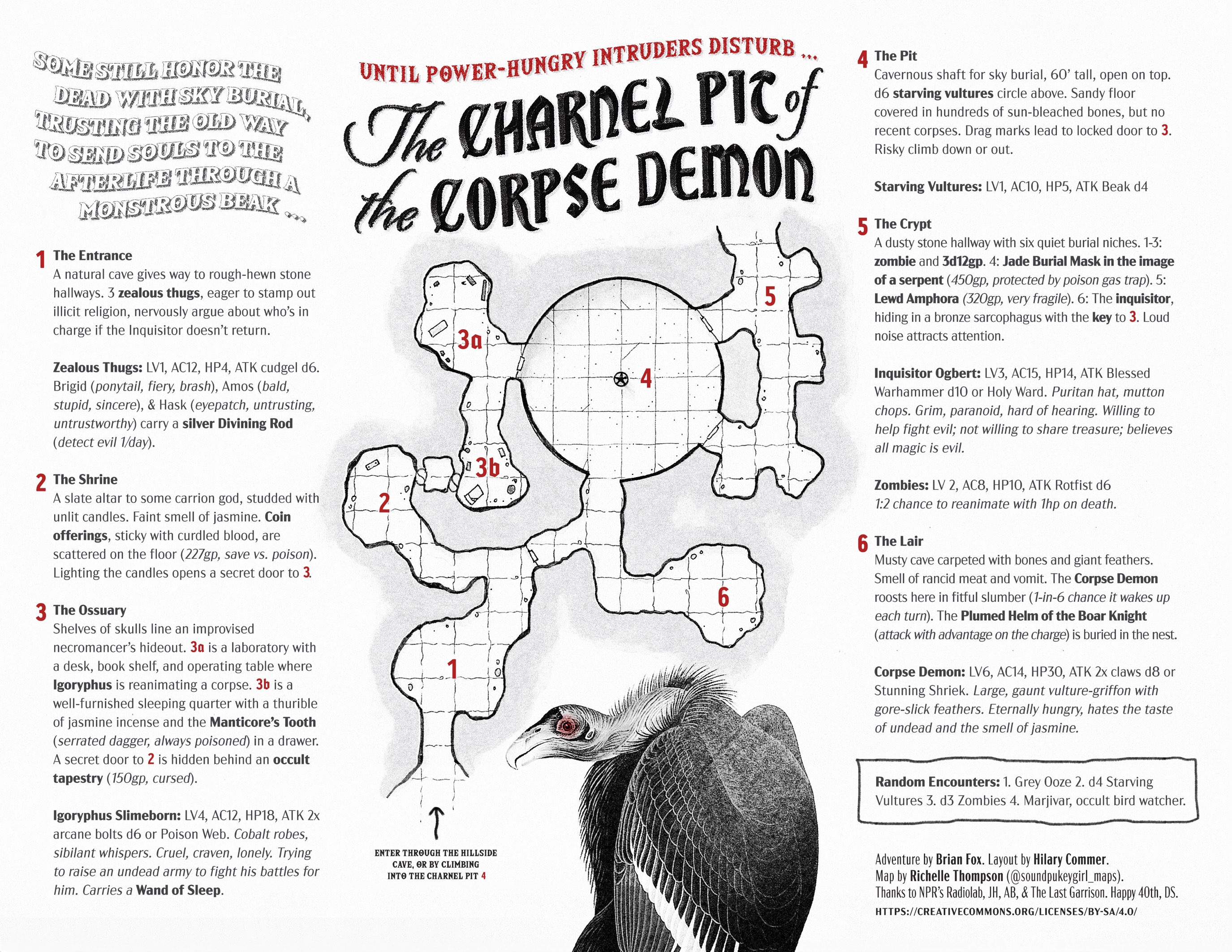 The Charnel Pit of the Corpse Demon by Brian Fox