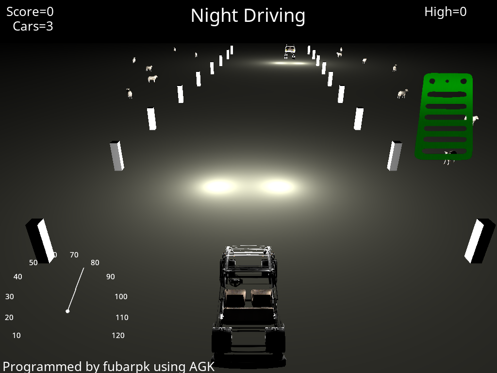 My Night Driving by fubarpk for DOS Games Jam - itch.io