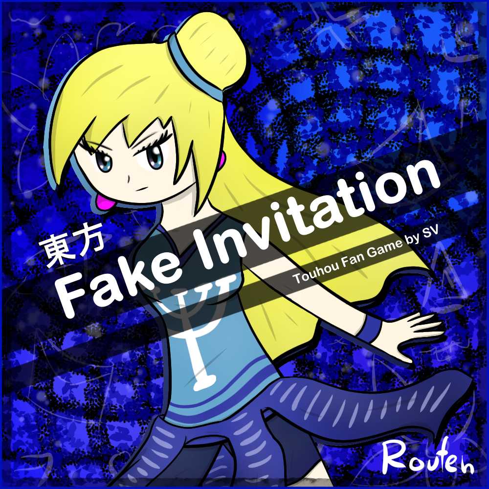 Touhou Fake Invitation by SV