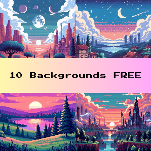 10 Backgrounds FREE by Exeetan