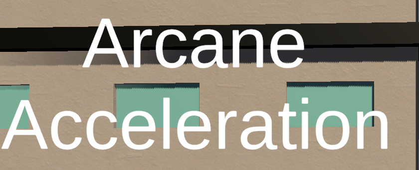 Arcane Acceleration by AlexThomasACM