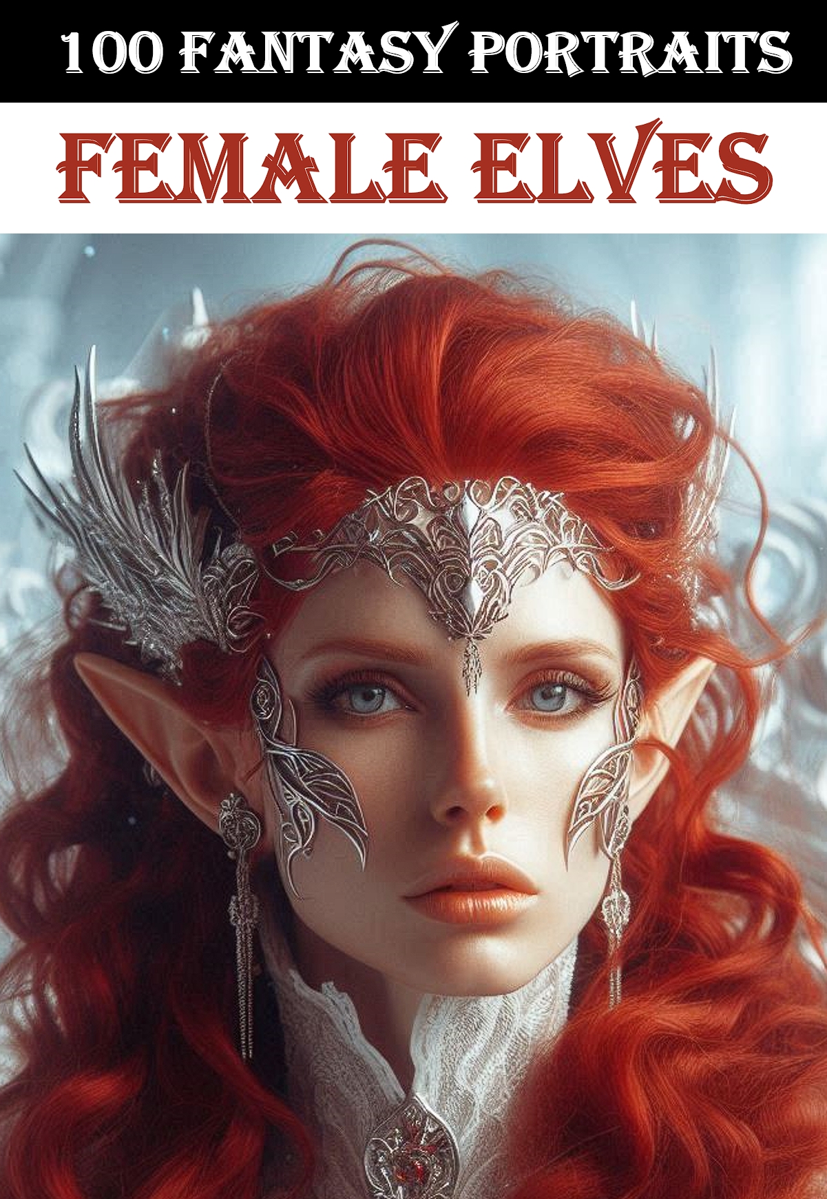 100 FANTASY PORTRAITS: Female Elves by jira77