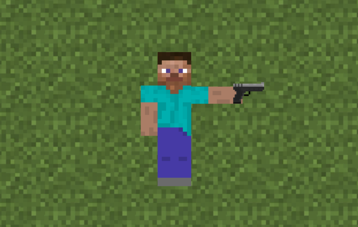 Minecraft zombie attack by Pro2044
