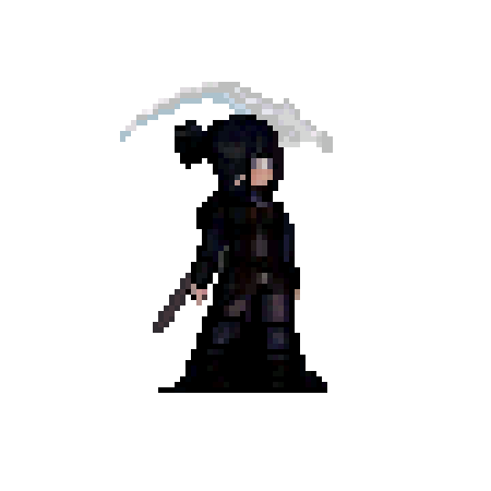 Huntress , a pixel gothic 2d game character by Abysswalker