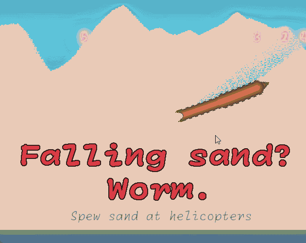 Falling sand? Worm. by elyon