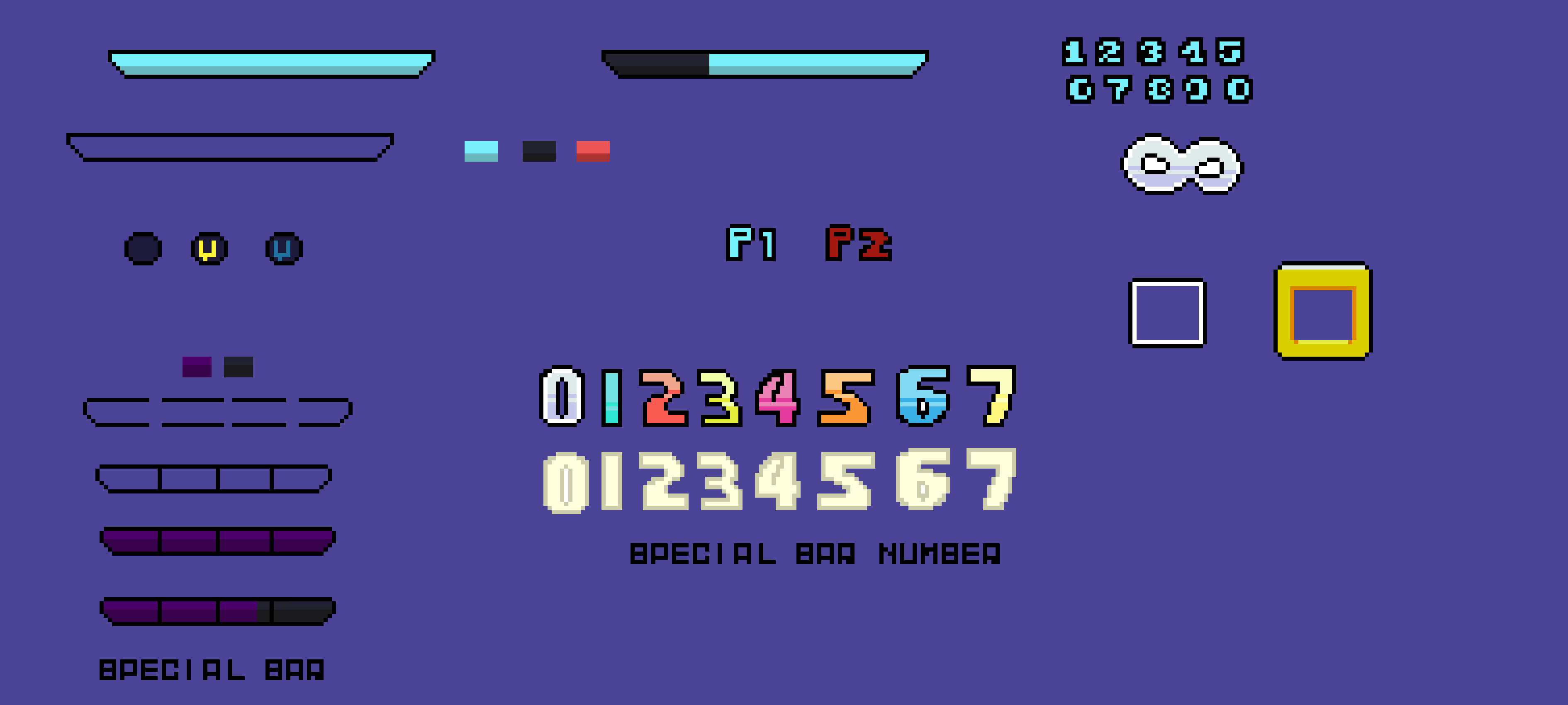 Fighting Game HUD/UI and Texts by Richard Macedo