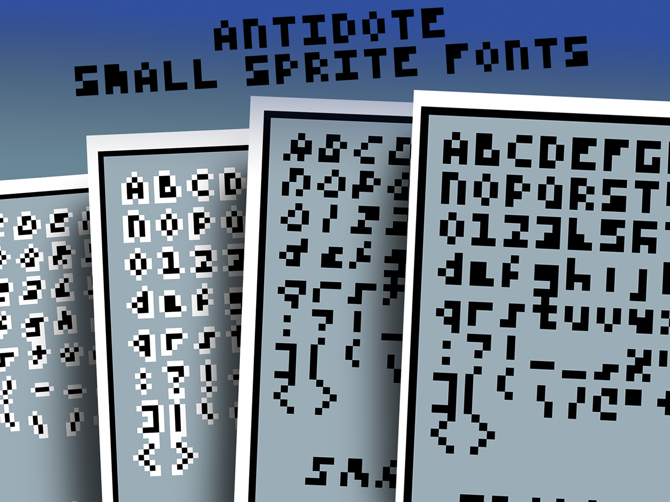 Small Pixel Font Sprite Font x4 by Antidote Studios