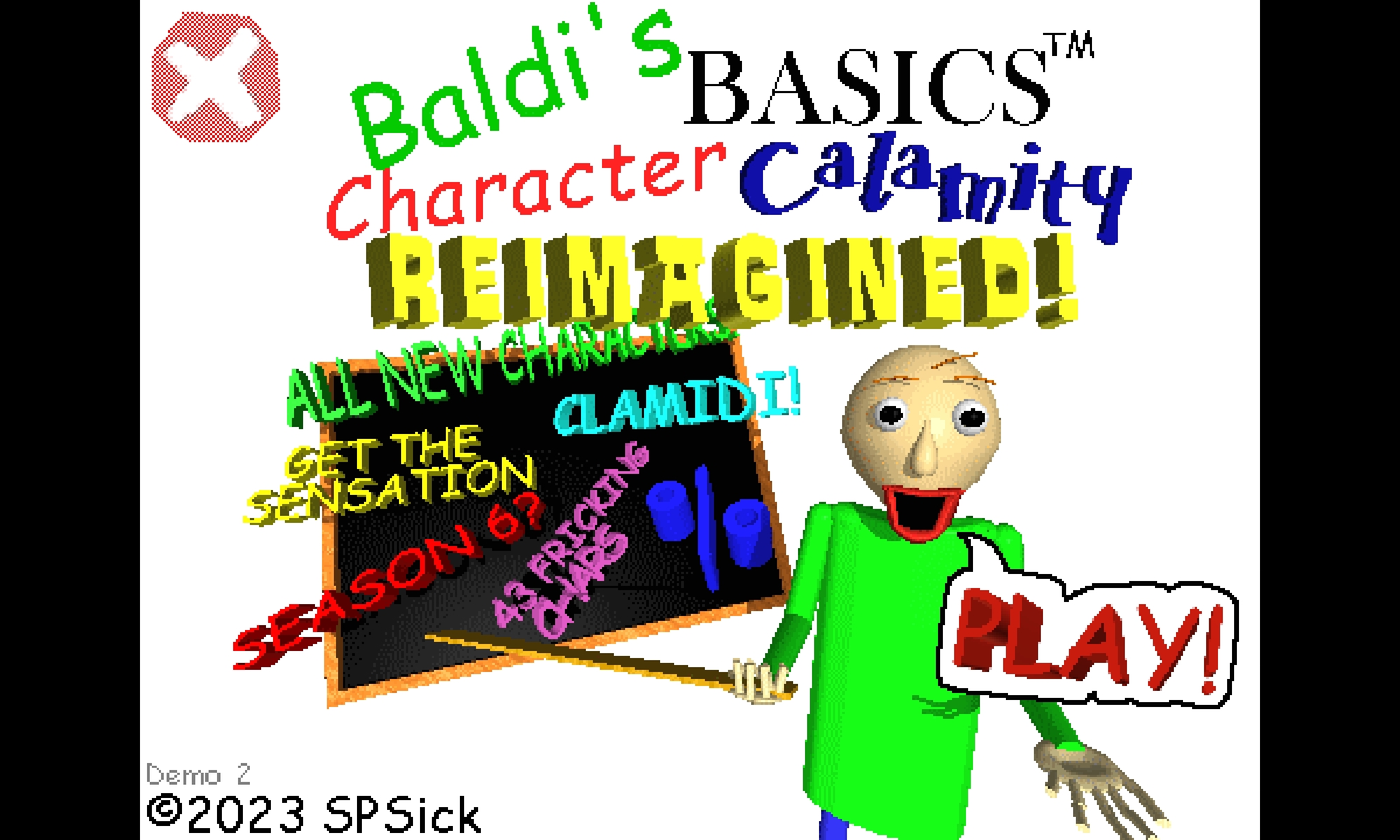 Baldi basic character calamity reimagined by Kouggu8is