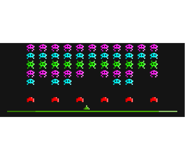 Twitch Banner Space Invaders: 4 different styles (1200x480) by ...