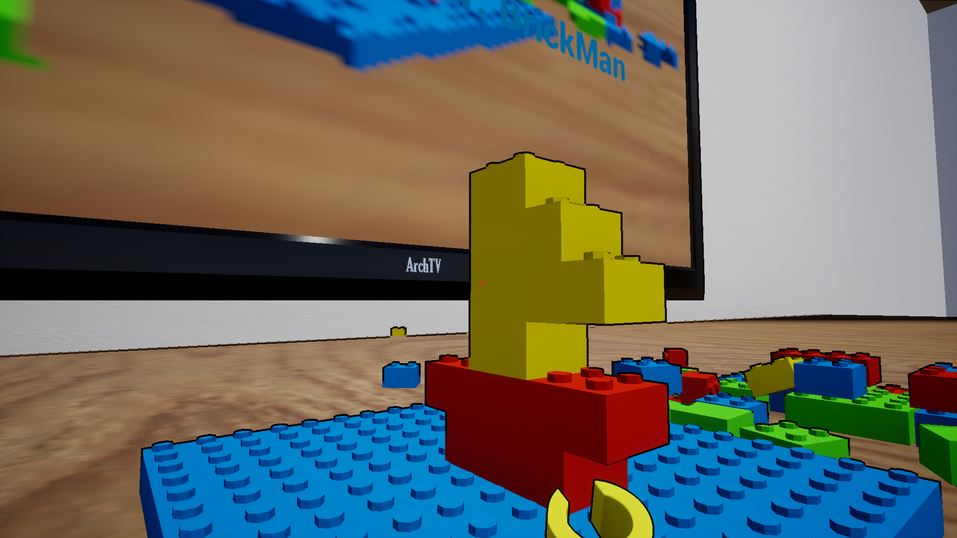 BrickMan and the Wrapping of Gifts by Ulisses177