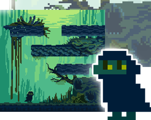 Fantasy underwater platformer tilesets pack by 8desv8