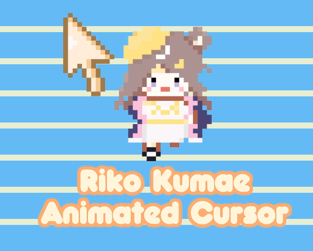 Riko Kumae Animated mouse cursor! by GamingWithMim