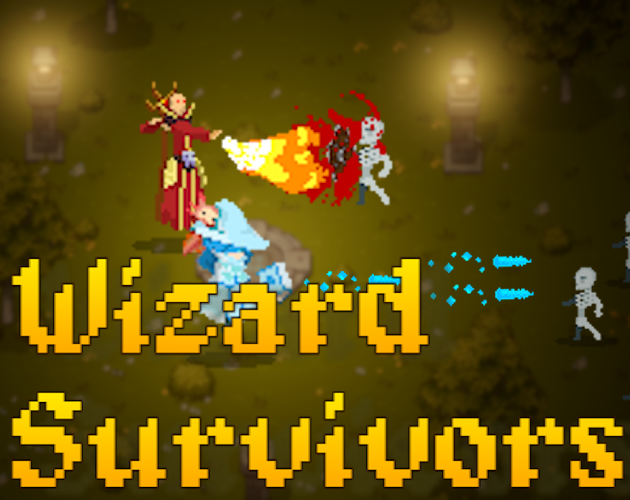 Now playable in browser! - Wizard Survivors by JamStudios