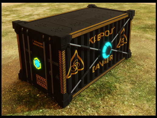 Sci Fi Shipping Container by SilFerTech