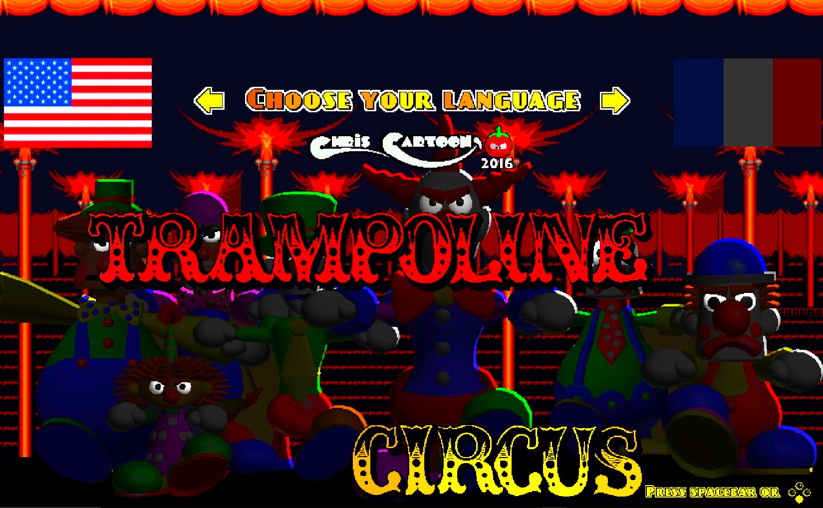 Trampoline Circus by Chris Cartoon