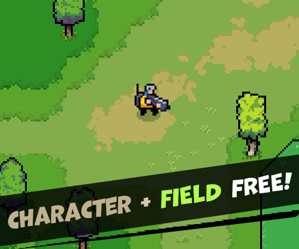 Green Field + Character free 16px by FkgCluster