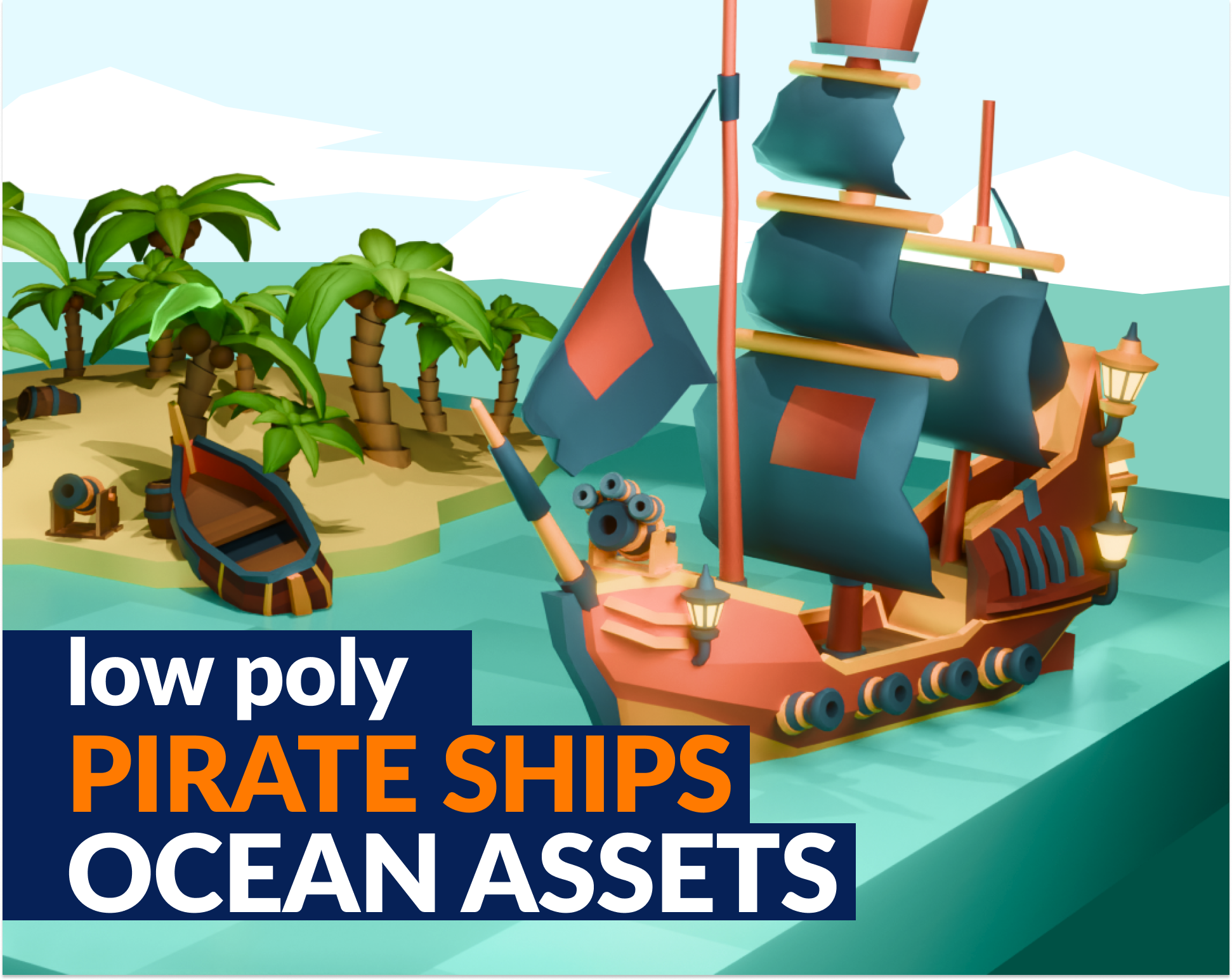 Ocean Assets - Pirate Ships by Atomic Realm