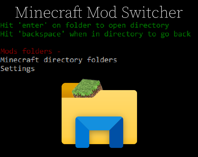 Minecraft Mod Switcher by ExaltedOne148