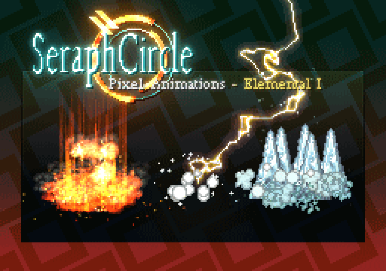SC: Pixel Animation - Elemental by SeraphCircle