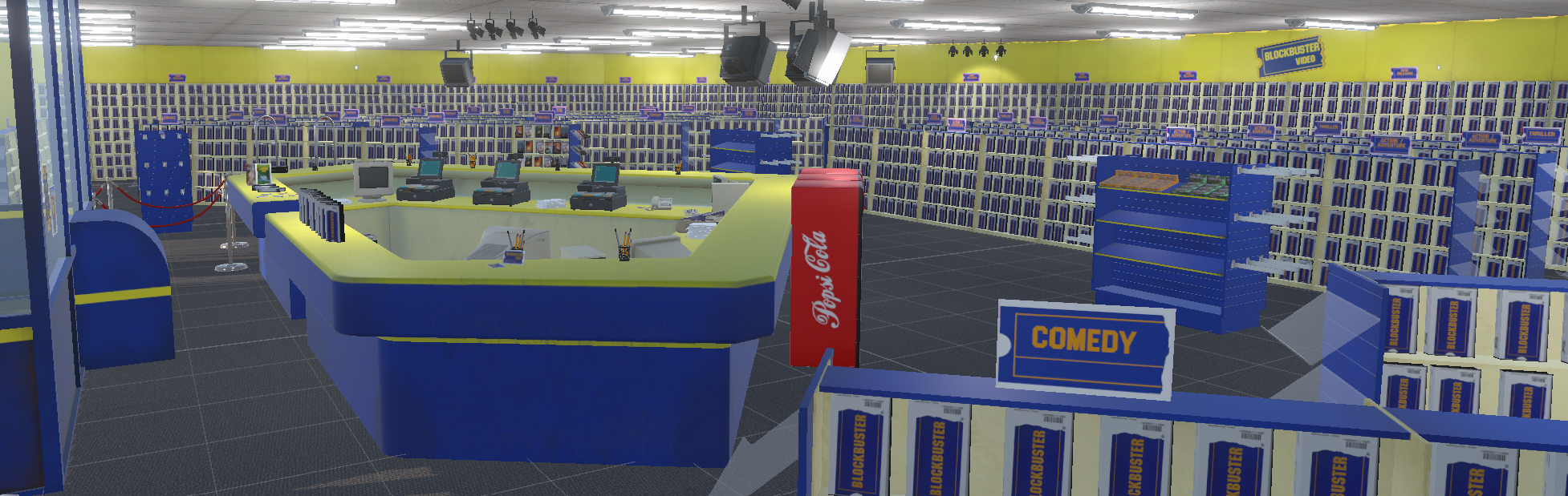 BLOCKBUSTER Video Rental Store 1999 by theKINGofSTAL