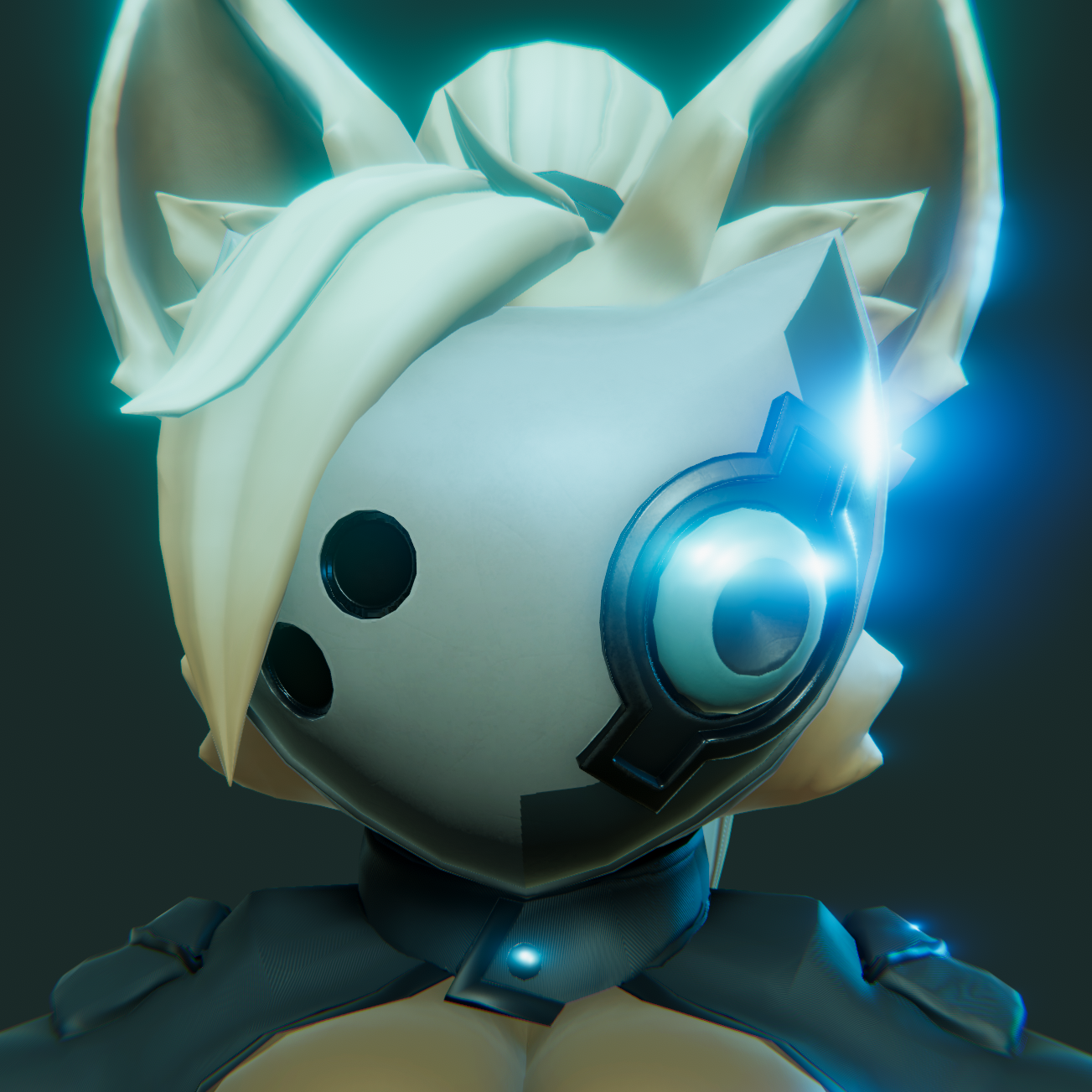Whisper the Wolf - VRChat Avatar v2.3 by ChunkerBuns