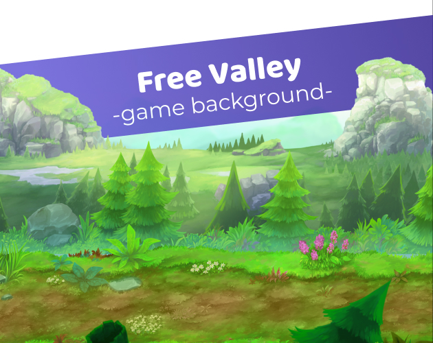 Free Valley - Game Background by ludicarts