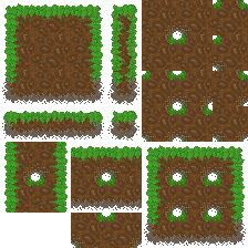 Basic Grass Tile Set 32x32 by SerialStupidity