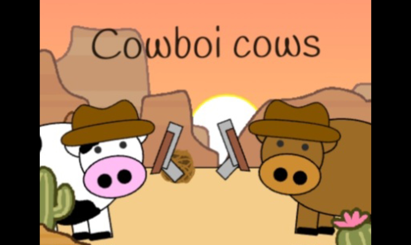 Cow boy cows by Datablob