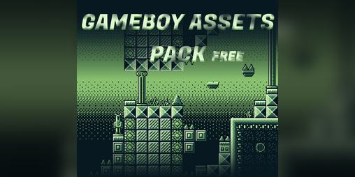 Gameboy platformer assets by BigBuckBunny