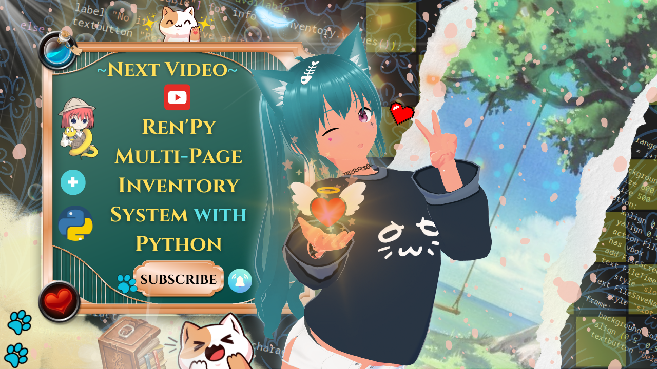Next Video - Master Ren'Py Multi-Page Inventory System with Python Integration - itch.io