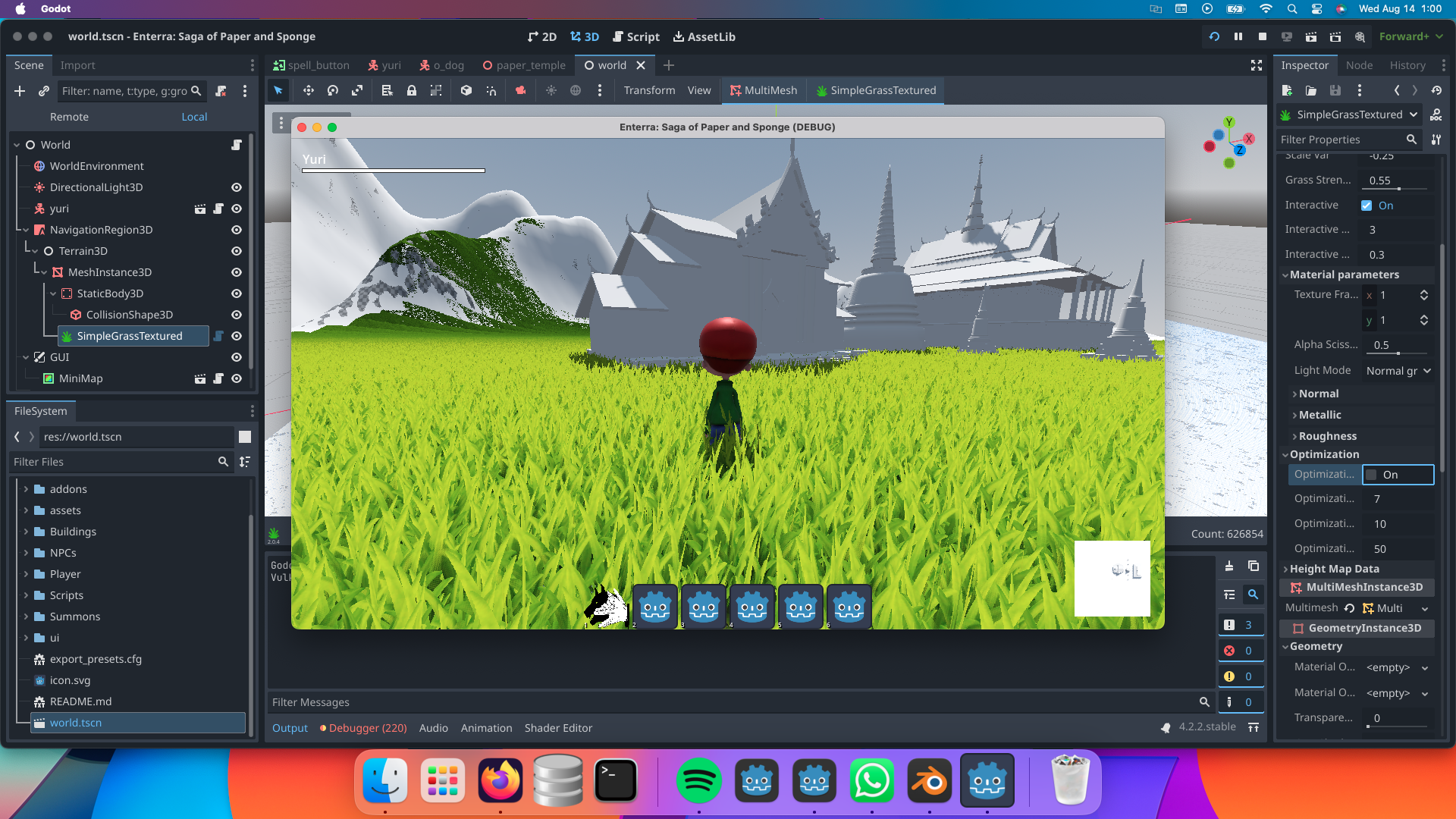 Terrain and main building added - itch.io