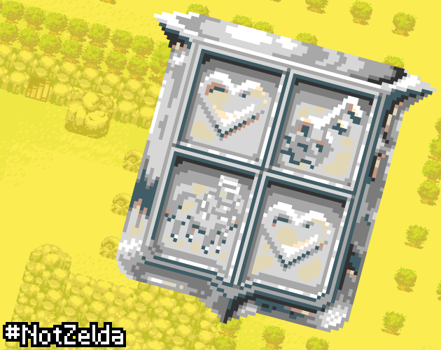 #NotZelda Overhead Adventure Tiles by lunarsignals