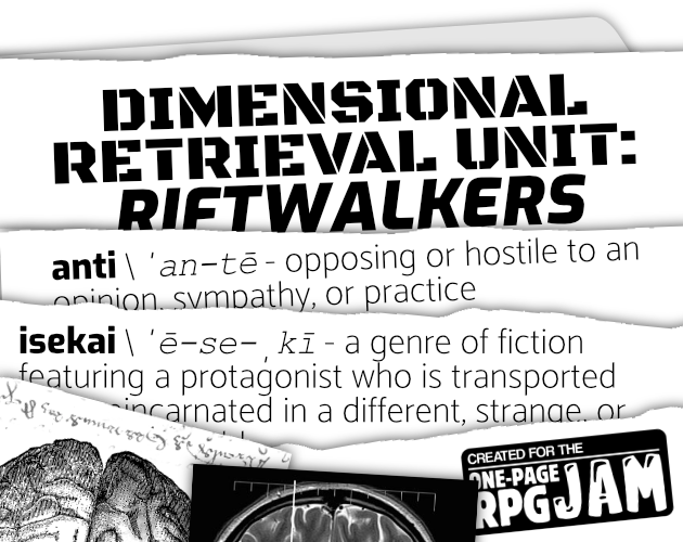 DIMENSIONAL RETRIEVAL UNITs: RIFTWALKERS by thulhupunk