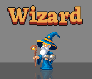 Wizard 2D Pixel Art by Mattz Art