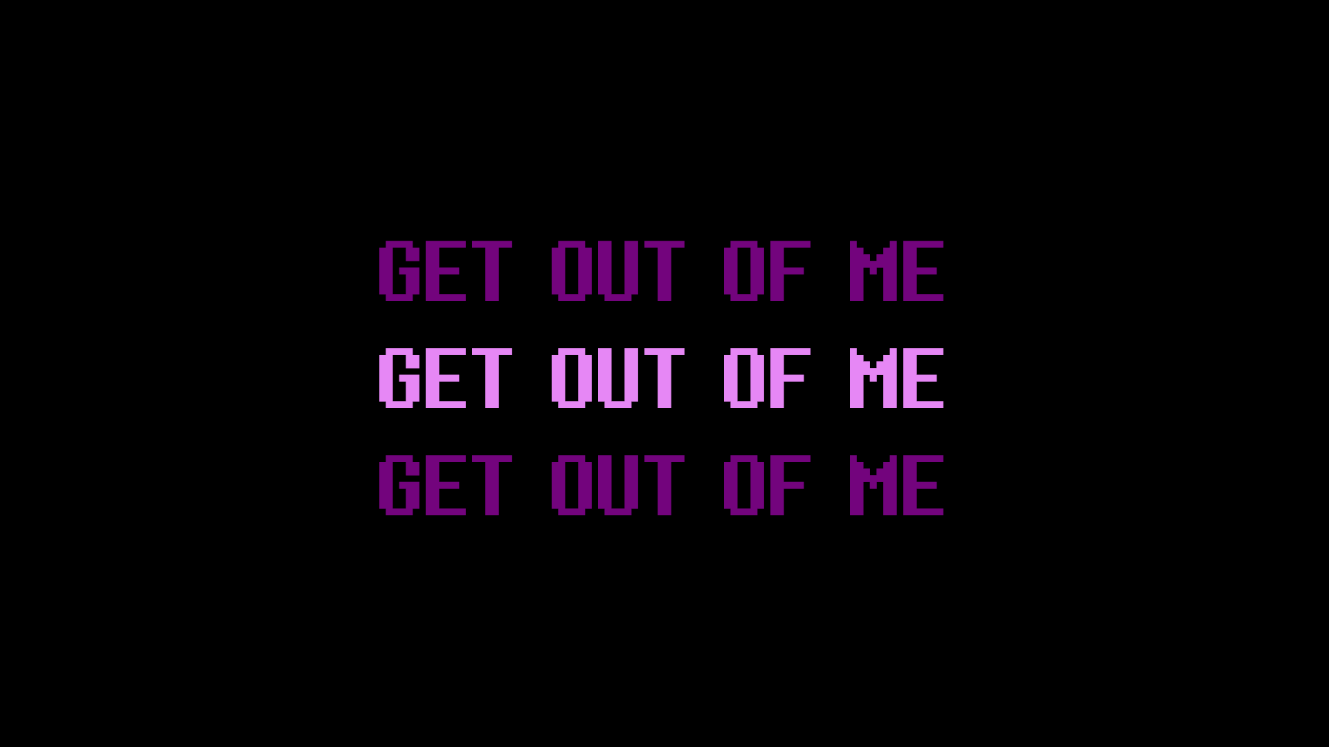 GET OUT OF ME by chirik1n