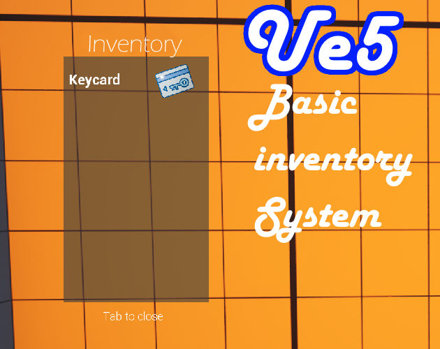Simple UE5 Inventory System by Ti-Noir
