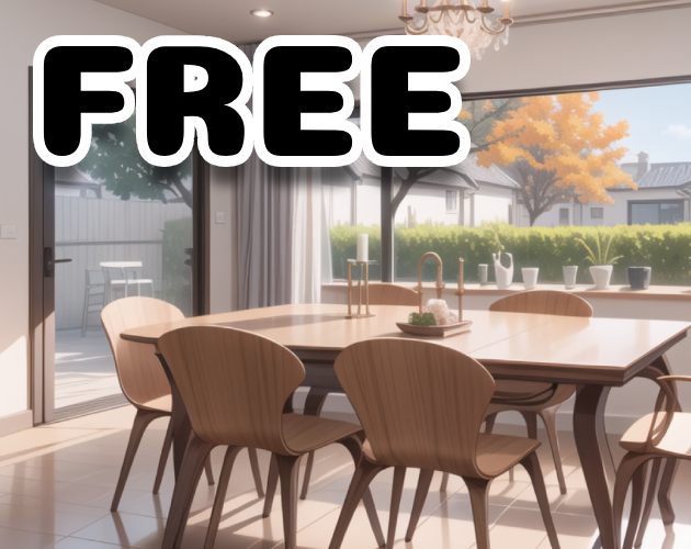 House Visual Novel Backgrounds 1 Free by Tainara-P