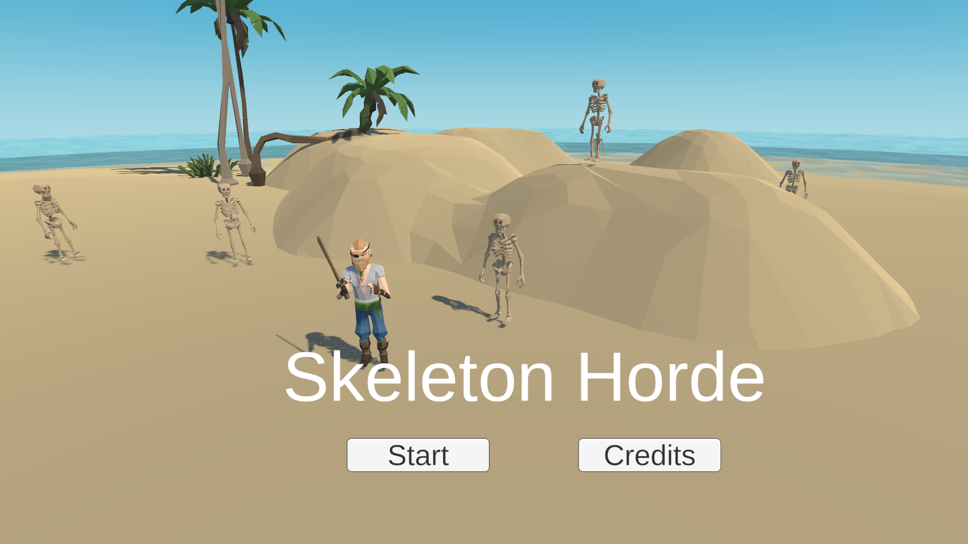 Skeleton Horde by Telle
