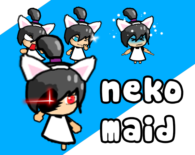 Neko Maid Character By Lotusgarden