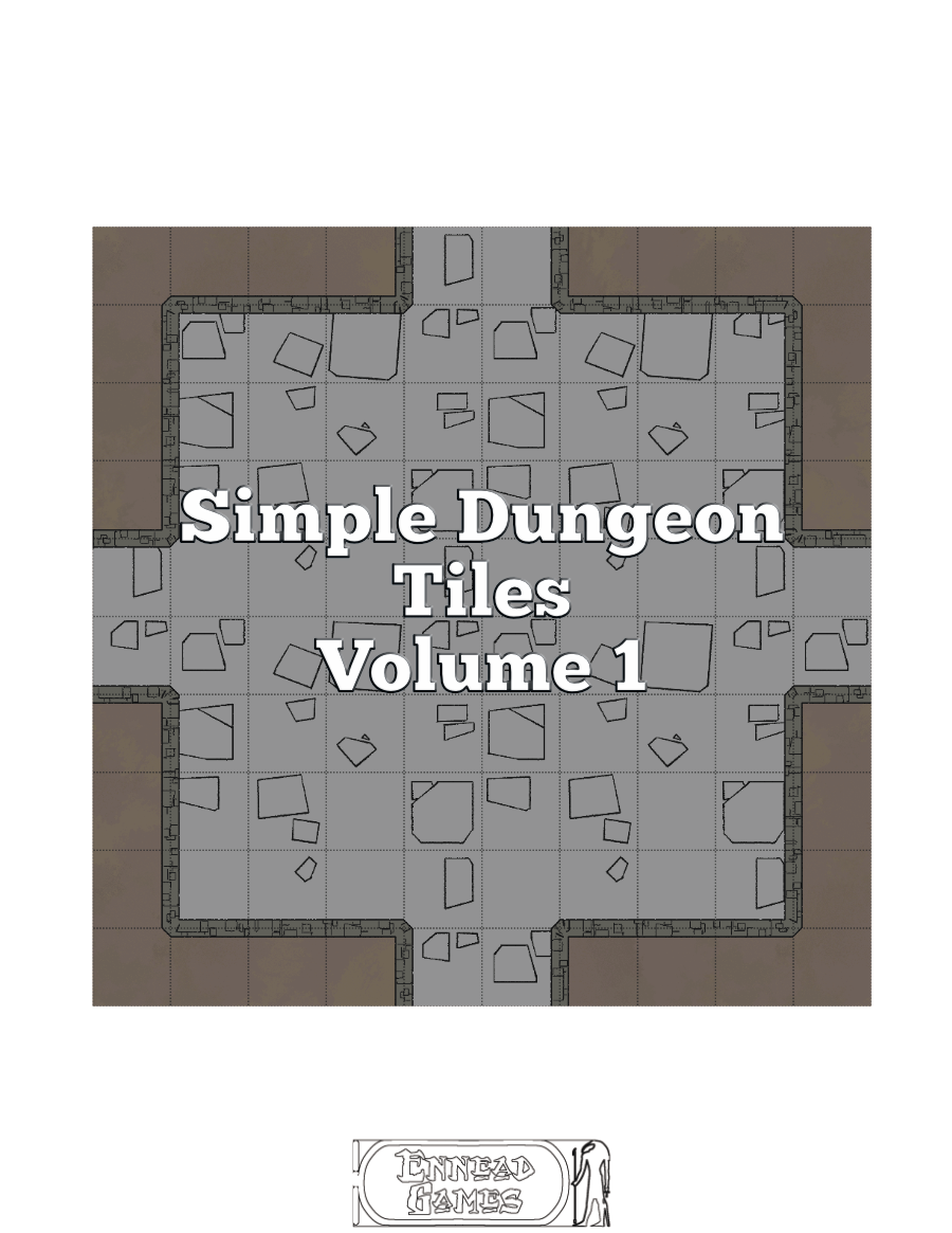 Simple Dungeon Tiles Volume 1 by Ennead Games