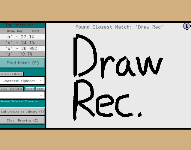 Drawing Recognition Demo by gilbertdyer