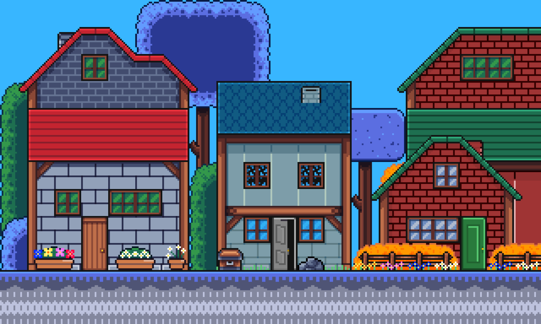 Platform Asset Pack - Tileset [16x16] Pixel Art by UpXelArt
