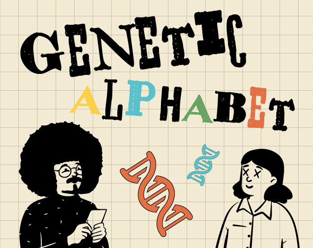 GENETIC ALPHABET by Mortino